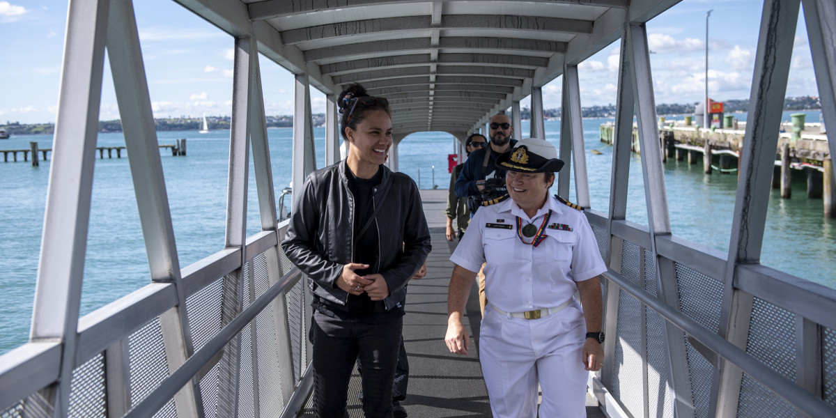 Ruby Tui wows at Navy Base - New Zealand Defence Force