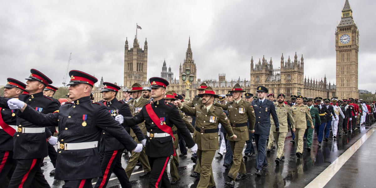 History-making moment for NZDF Contingent marching in coronation of His ...