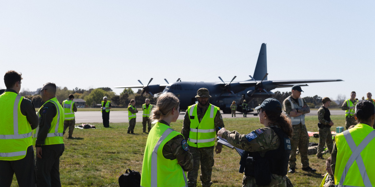 Royal New Zealand Air Force exercise full-scale airfield emergency ...