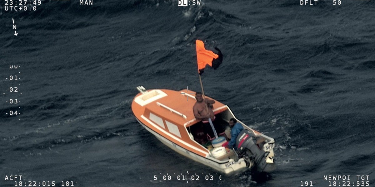 RNZAF P-8A Poseidon spots missing Fijian vessel for a successful rescue ...