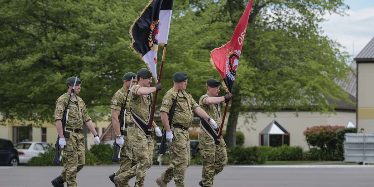 New battle honours to be emblazoned onto a Regimental Colour of the New ...