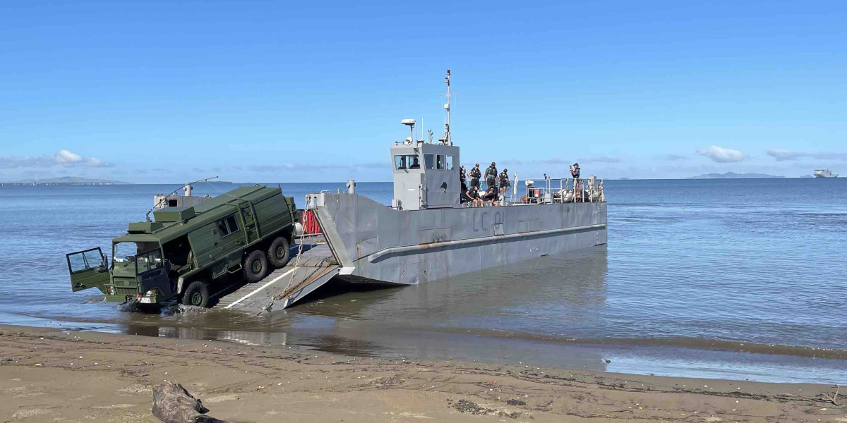 NZDF trials beach landing equipment in Fiji - New Zealand Defence Force