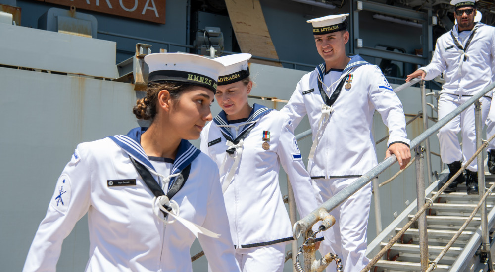 Whangamata sailors overseas adventure Meet Able Seaman Combat ...