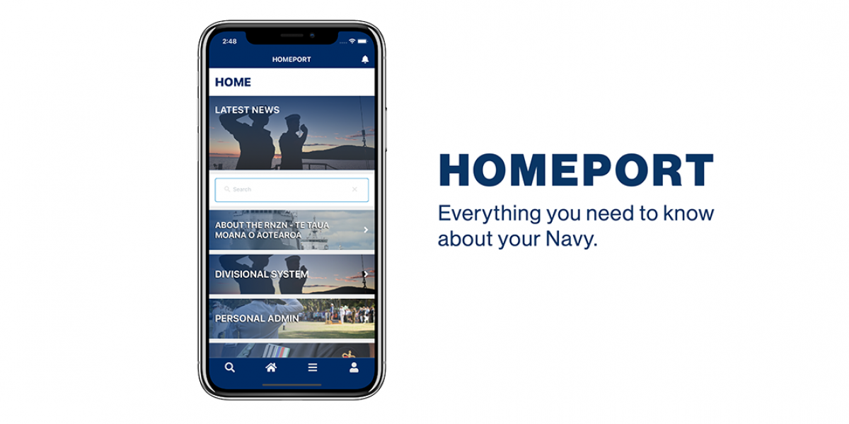 Navy mobile app sails off with innovation award - New Zealand Defence Force